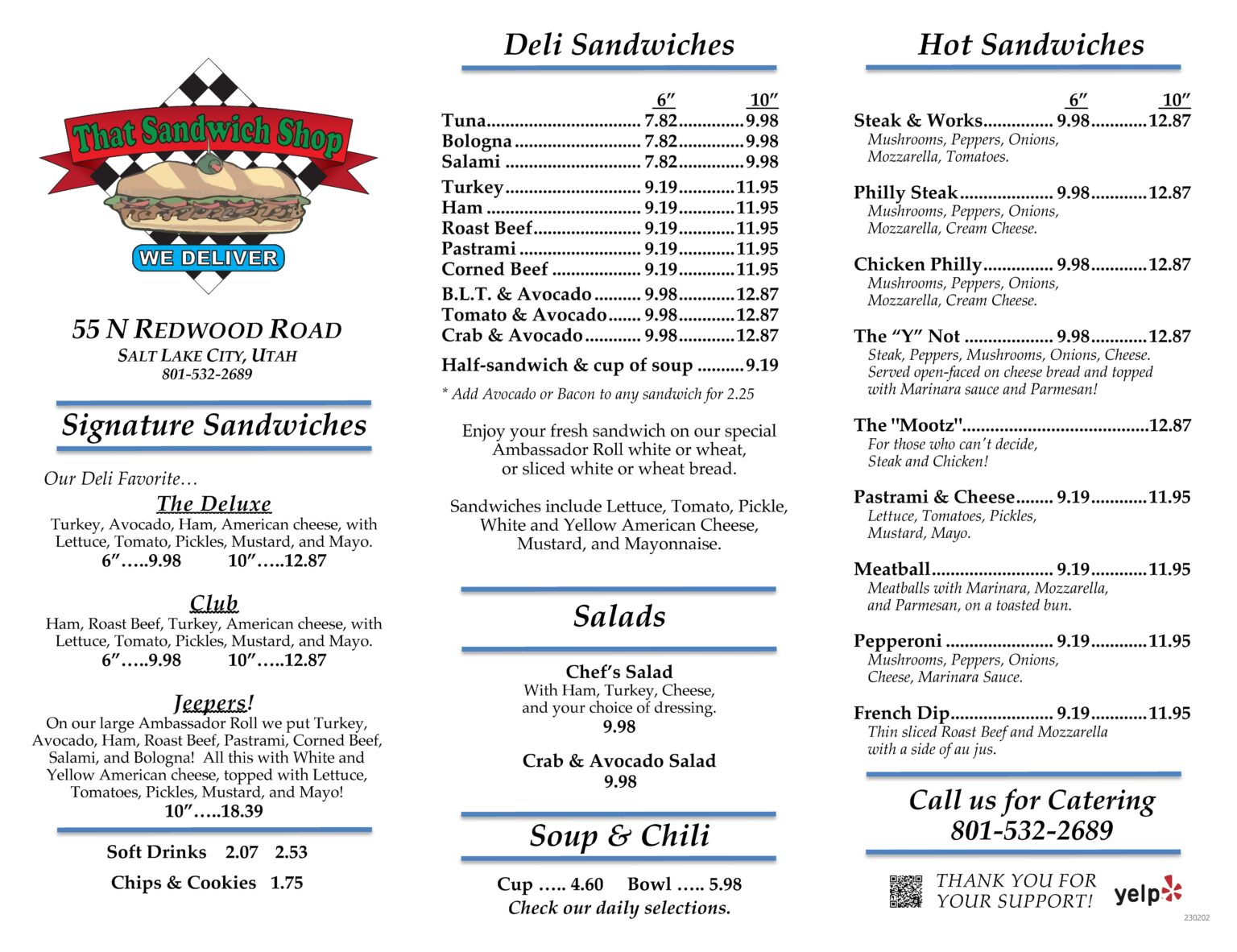 That Sandwich Shop – Simply Superb Sandwiches